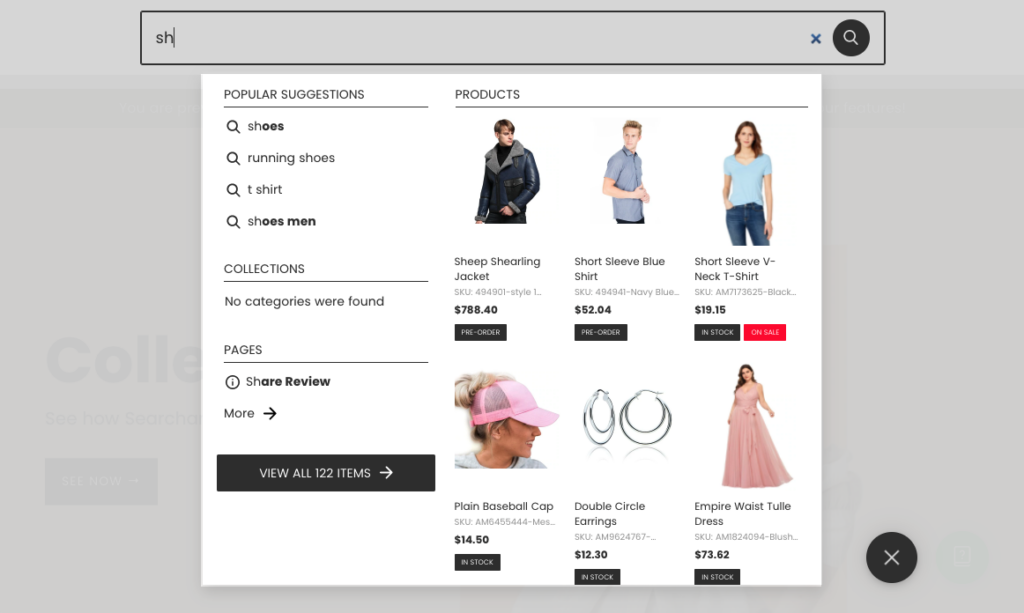 Adjusting Sticky Widget | Searchanise Documentation