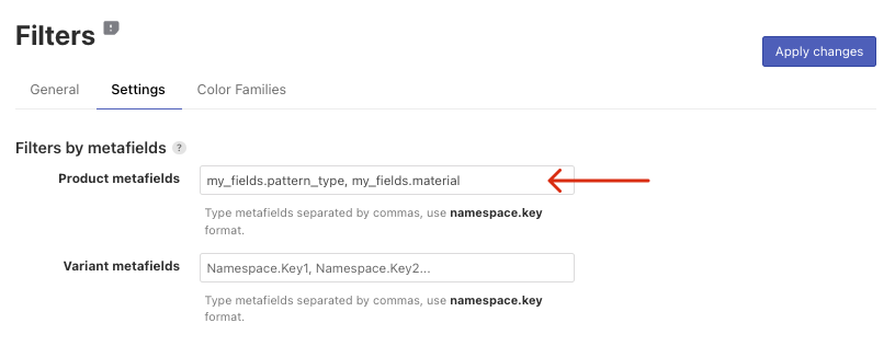 Setting up filters based on variant options, tag prefixes and metafields on Shopify ...