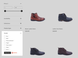 Adjusting Filters on Shopify | Searchanise Documentation