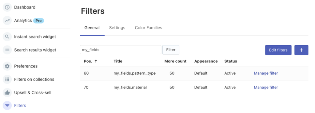 Setting up filters based on variant options, tag prefixes and metafields on Shopify ...