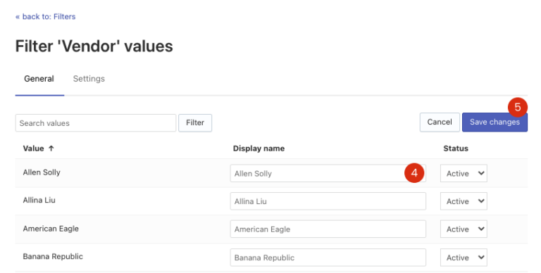 Adjusting Filters on Shopify | Searchanise Documentation