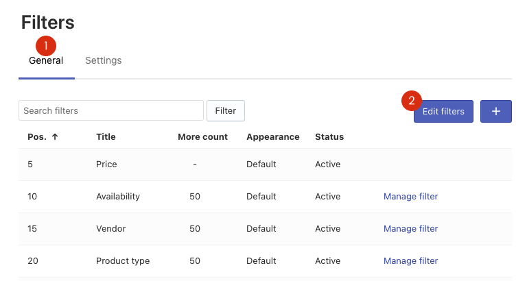 Adjusting Filters on Shopify | Searchanise Documentation Adjusting Filters on Shopify | Searchanise Documentation