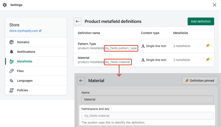 Setting up filters based on variant options, tag prefixes and metafields on Shopify ...